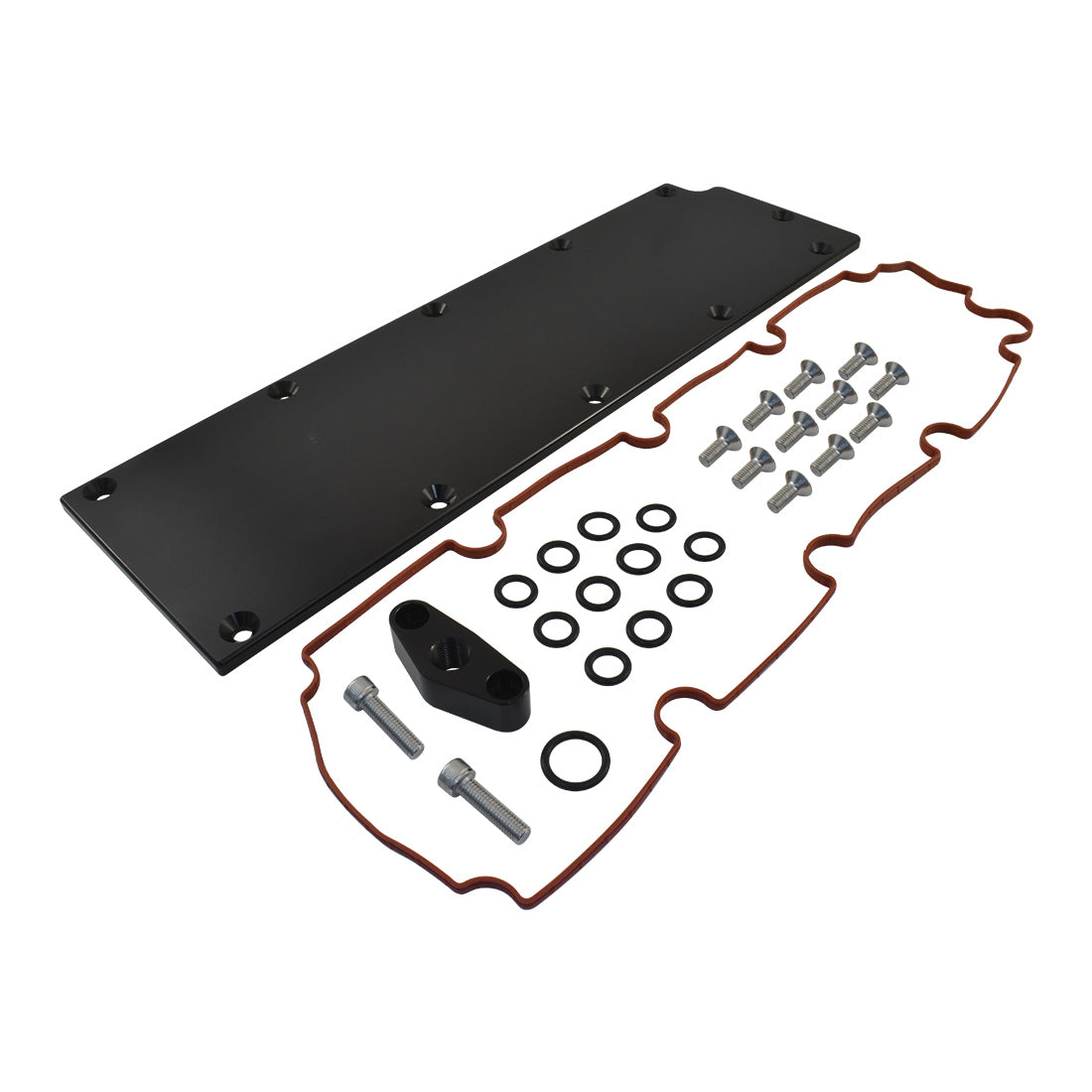 GM Gen.4 LS2 LS3 Engine Valley Cover Black Aluminium - DOD Delete ...