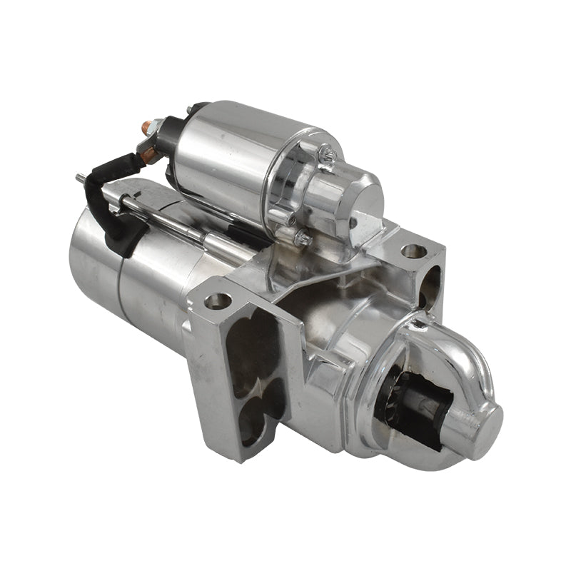 SBC BBC Delco Style Staggered Mount 3HP Hi-Torque Starter Motor, Chrom ...