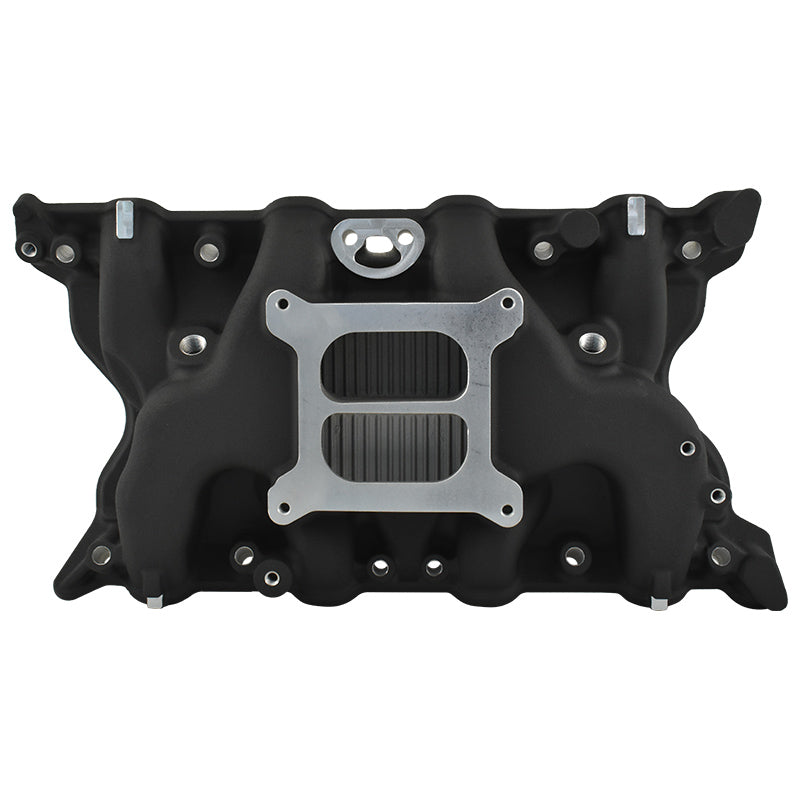 Cyclone Ford Cleveland 351C 2V Dual-Plane Intake Manifold, Street - Bl ...