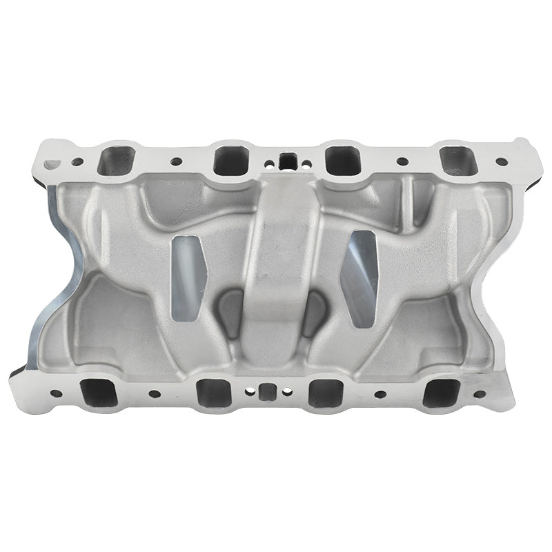 Cyclone Ford Cleveland 351C 2V Dual-Plane Intake Manifold, Street - Bl ...