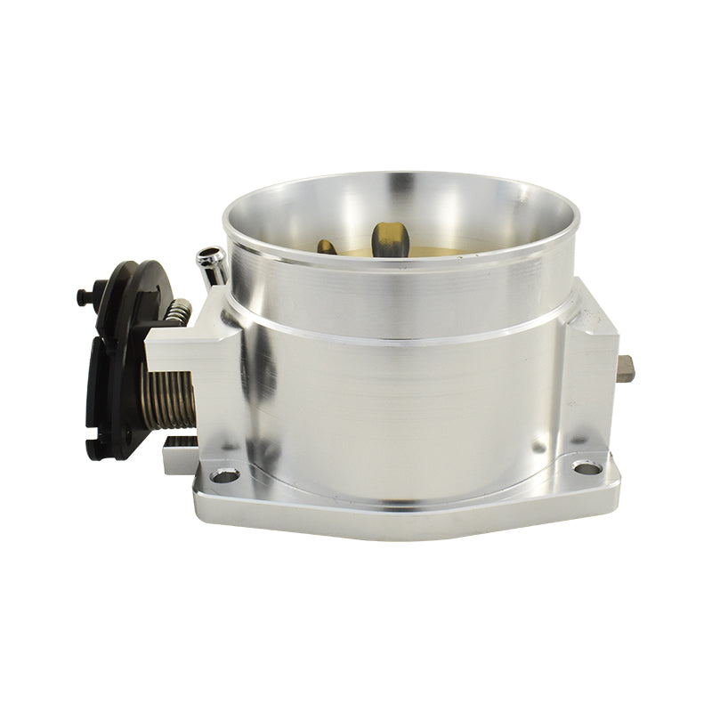 92mm Billet Aluminium LS Cable Throttle Body, 4 Bolt Flange - Silver ...