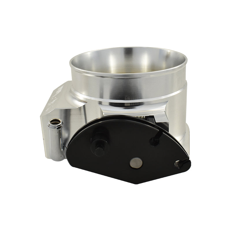 92mm Billet Aluminium LS Cable Throttle Body, 4 Bolt Flange - Silver ...