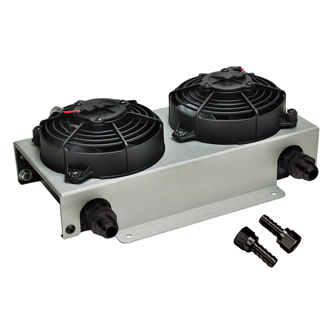 Derale 19 Row Hyper-Cool Dual Cool Remote Cooler, -10AN - DER-15845 ...