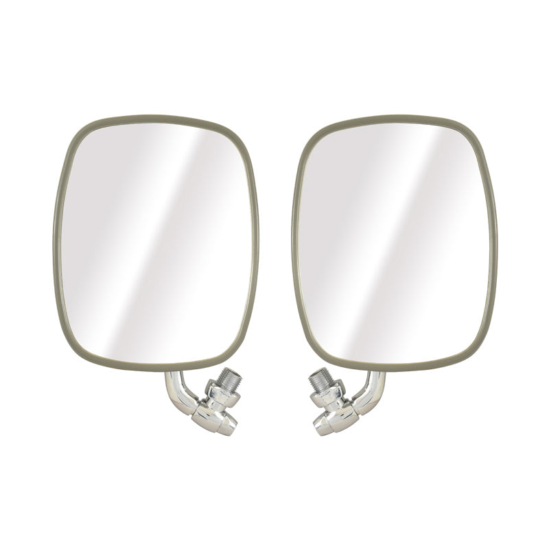 Stainless Steel VW Kombi Door Mirrors, Pair - Bay Window 1968-1979 - Australian Auto