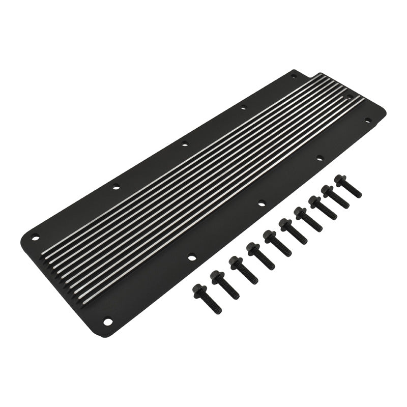GM LS2 LS3 LS7 Engine Valley Cover Black Finned Aluminium — Australian Auto