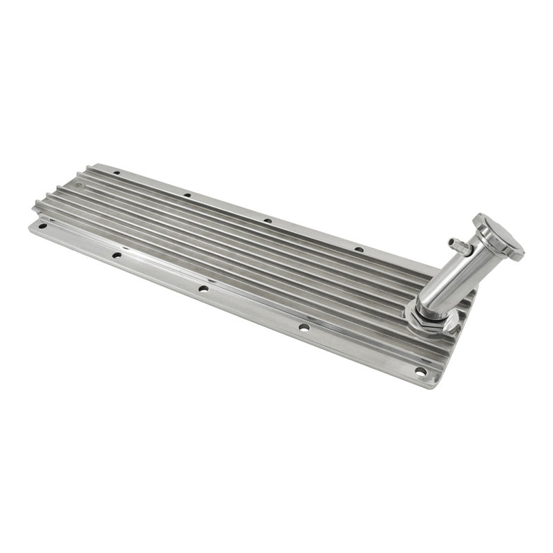 GM LS2 LS3 LS7 LSX Engine Valley Cover Polished Finned Aluminium ...