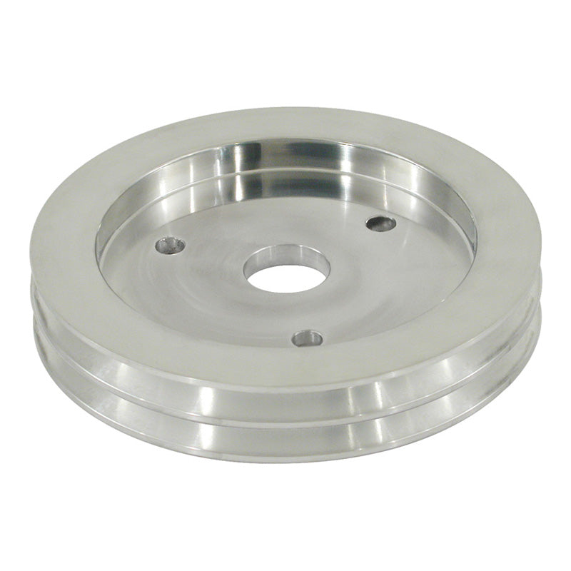 Big Block Chev Aluminium Crankshaft Pulley 2 Groove suits Short Water ...