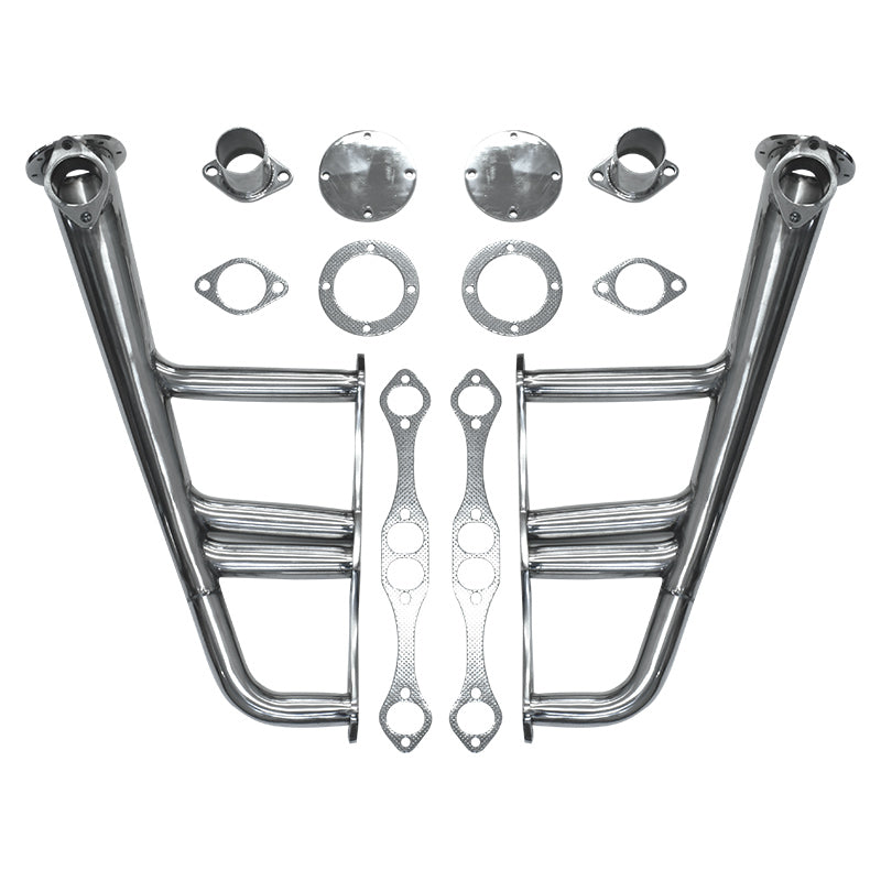 Small Block Chevy Lake Style Headers Stainless Steel - Australian Auto
