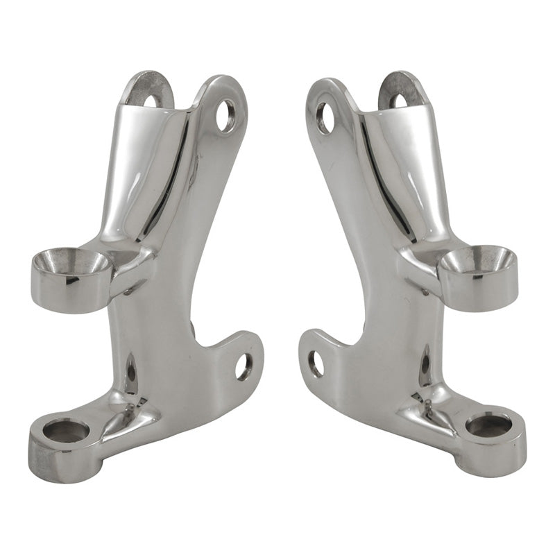 Batwing Brackets Stainless Steel, Pair - Australian Auto