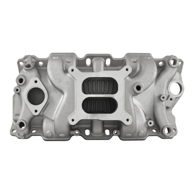 Cyclone+ Small Block CHEV Dual-Plane Intake Manifold, Street, SBC ...