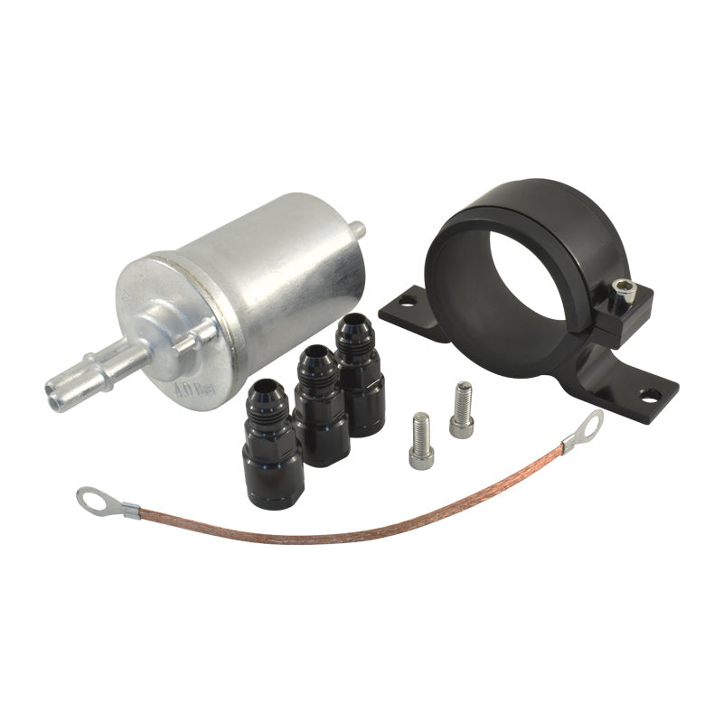 GM LS EFI Fuel Filter/Regulator Kit with Billet Aluminium Bracket & Fi ...