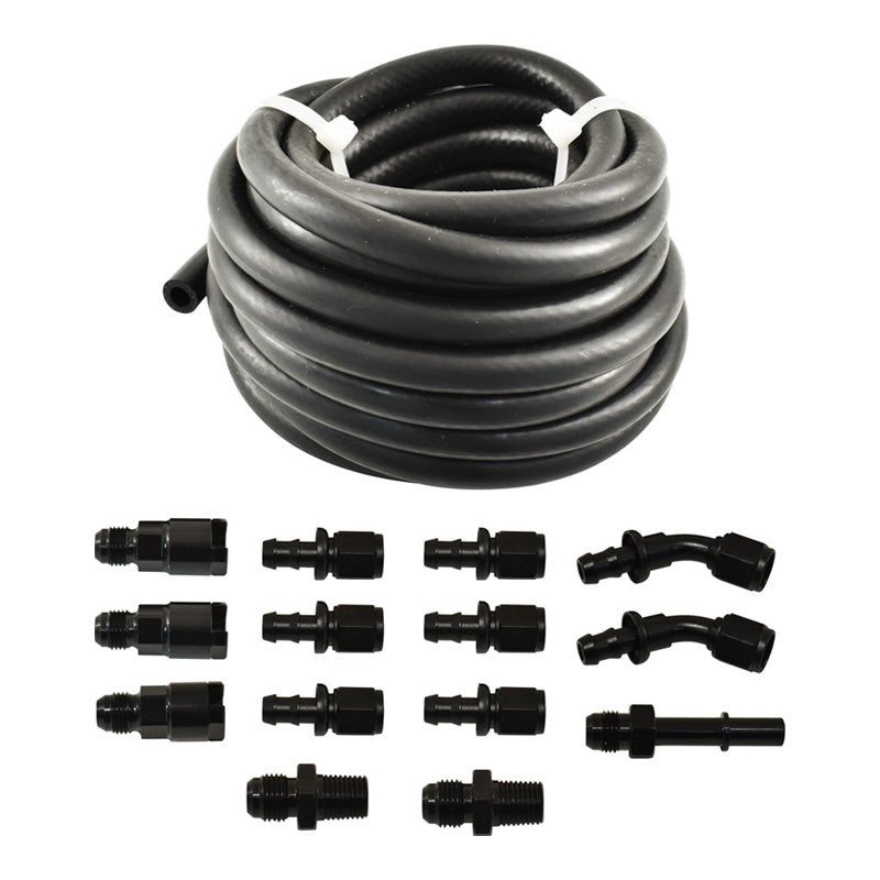 GM LS Engine Conversion 3/8" Fuel Injection Line Fitting Kit Adaptor E ...