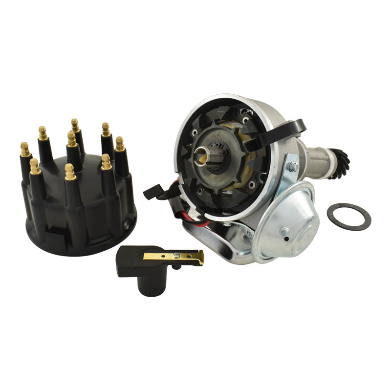 Holden V8 Ready To Run Electronic Distributor 253 308 - Black Cap ...