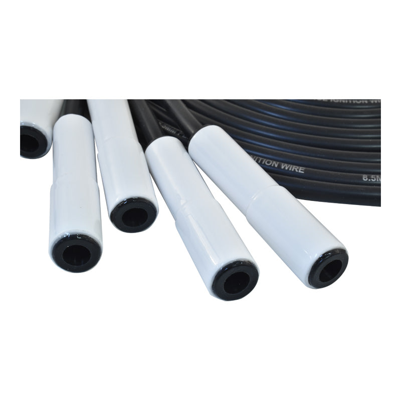 8.5mm Ceramic Boot Ignition Wires Leads w/Straight 180 Degree Plug Boo ...