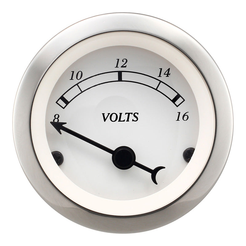 Depo Racing Classic Series Voltmeter Gauge 52mm White Face, DP52-VO ...