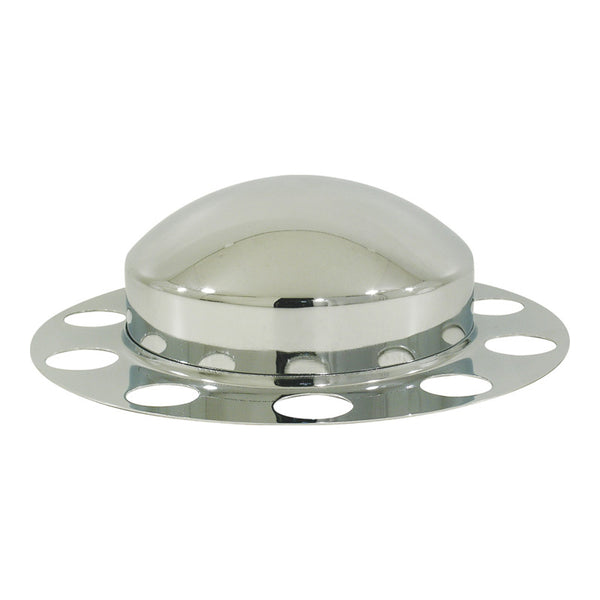 Chrome Front Wheel Axle Cover - 2 Piece Kit Wth Cap Semi Truck Applica ...