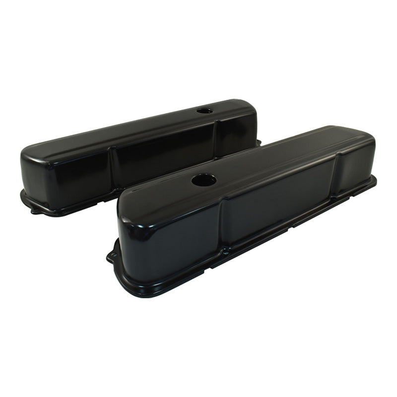 Black Steel Tall Valve Rocker Covers Pair suits Holden 253 308 (No Log ...