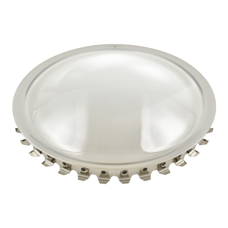 12 Inch Chrome Hub Caps - Universal Hollywood Style Moon Wheel Hub Cov ...