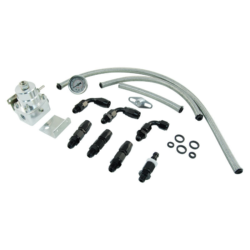 Cal Custom Fuel Pressure Regulator Kit Silver - Australian Auto