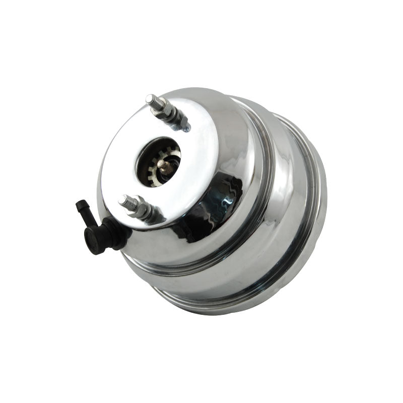 Chrome 8 Inch Dual Diaphragm Power Brake Booster Street Rod Hot Rod ...
