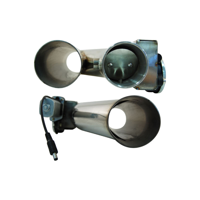 Stainless Steel 2-3/4" Electric Exhaust Cut-Out With Switch - Compact ...