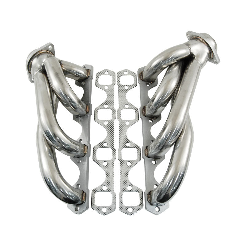 Cal Custom Small Block Ford Windsor 289-302-351 Rear Exit Shorty Heade ...