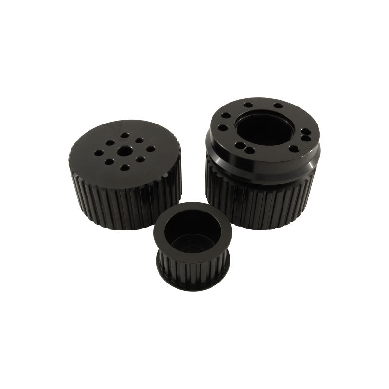 FORD CLEVELAND 351 GILMER DRIVE KIT BLACK BILLET ALUMINIUM WITH BELT ...