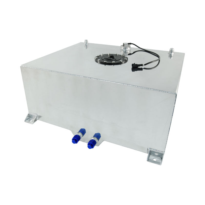 80 LITRE / 20 GALLON FUEL CELL POLISHED ALUMINIUM WITH SENDER ...