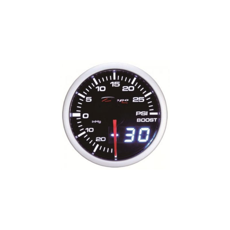 Depo Racing Dual View Boost PSI Stepper Motor Gauge 52mm - Australian Auto