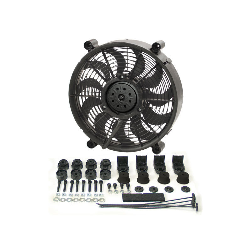 Derale 12" High Output Single RAD Pusher/Puller Fan 16212 — Australian Auto