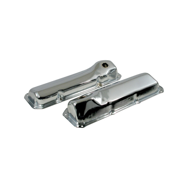 Chromed Steel Ford Cleveland 302 351 Rocker Covers, No Logo ...