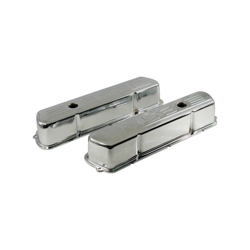Chromed Steel Holden V8 Rocker Cover, With 253 Logo — Australian Auto
